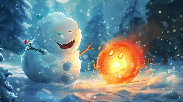 Snowball Fight Cartoon Images – Browse 1,424 Stock Photos, Vectors, and ...