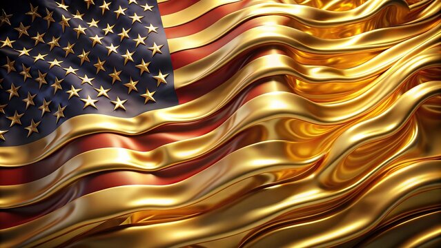 Gold American Flag Images – Browse 17,758 Stock Photos, Vectors, and ...