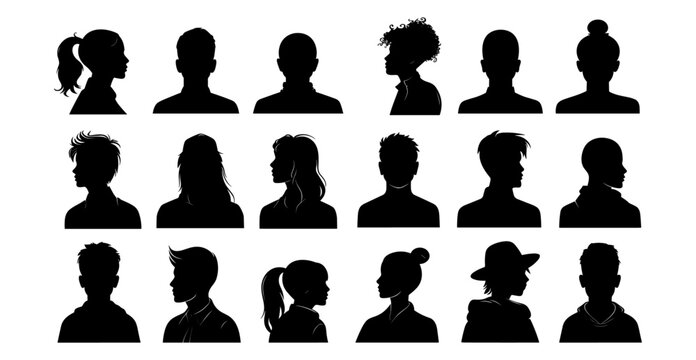 「Male Profile Silhouette」の写真素材 | 155,792件の無料イラスト画像 | Adobe Stock