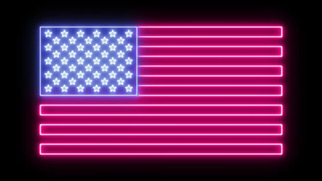 Neon American Flag Images – Browse 5,346 Stock Photos, Vectors, and ...