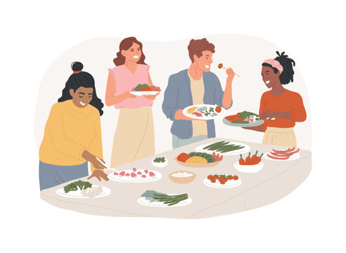 Cartoon People Eating Images – Browse 122,677 Stock Photos, Vectors ...