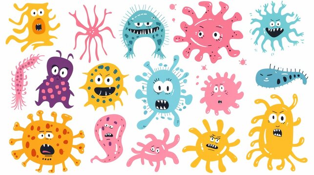 Friendly Bacteria Cartoon Images – Browse 1,988 Stock Photos, Vectors ...