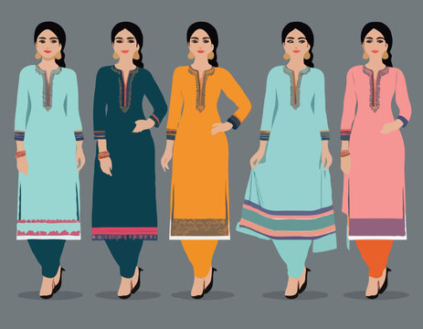 "Salwar Kameez" Images – Browse 1,768 Stock Photos, Vectors, and Video ...