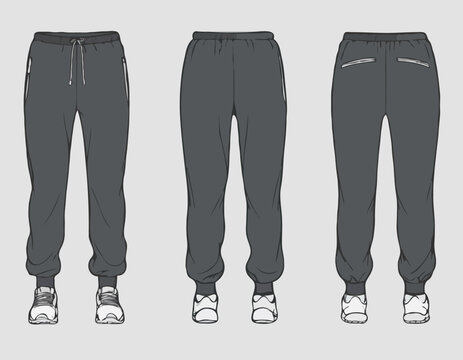 Jogging Pants Template Images – Browse 5,739 Stock Photos, Vectors, and ...