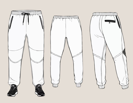 Jogging Pants Template Images – Browse 5,739 Stock Photos, Vectors, and ...