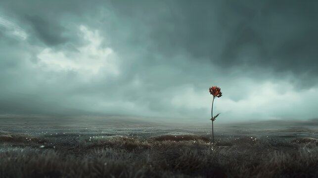 "Lone Flower"-Bilder: Stock-Fotos & -Videos. | Adobe Stock