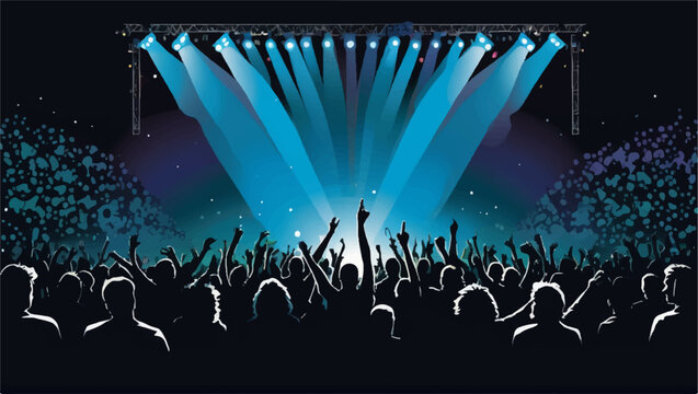 Concert Audience Silhouette