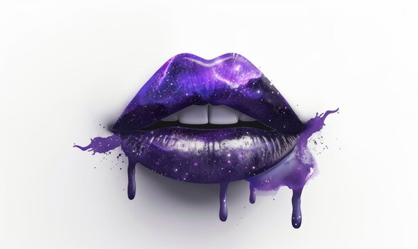 "Purple Lips Images – Browse 124,565 Stock Photos, Vectors, and Video ...