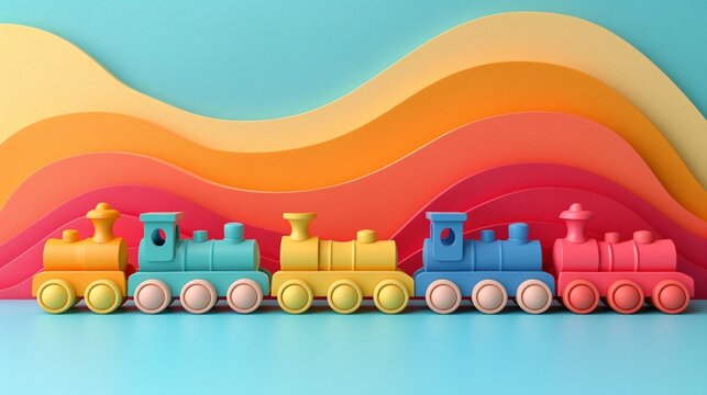 "Colorful Train" Images – Browse 377 Stock Photos, Vectors, and Video ...