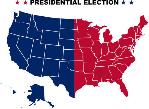Electoral College Map Images – Browse 659 Stock Photos, Vectors, and ...