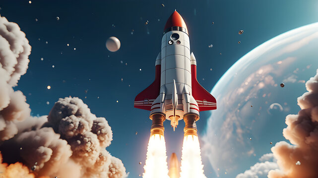 Rocket Cartoon Images – Browse 229,928 Stock Photos, Vectors, and Video ...