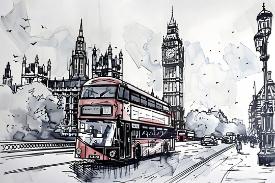 London Line Drawing Images – Browse 10,146 Stock Photos, Vectors, and ...