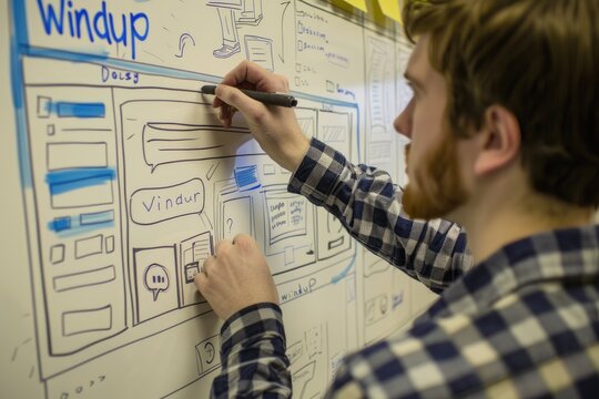 Whiteboard Wireframe Images – Browse 1,091 Stock Photos, Vectors, and ...