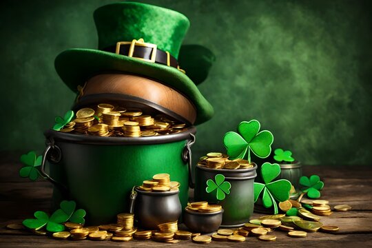 St. Patricks Day Pot Of Gold Images – Browse 16,594 Stock Photos ...
