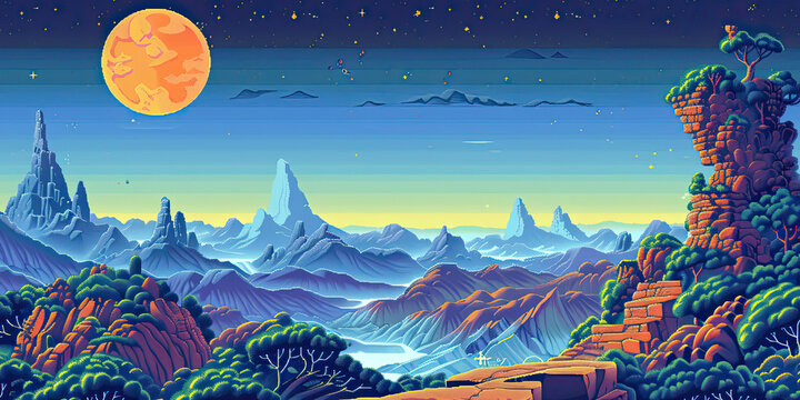 "Retro Landscape" Images – Browse 1,789 Stock Photos, Vectors, and ...