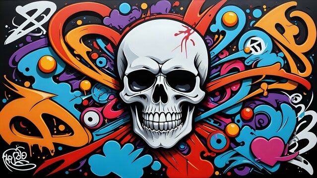Graffiti Skull Images – Browse 46,293 Stock Photos, Vectors, and Video ...