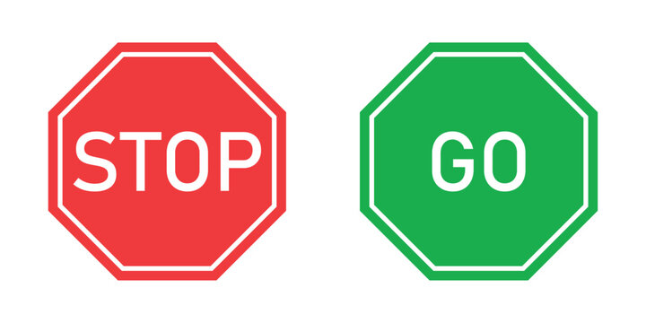Stop And Go Signs Images – Browse 29,999 Stock Photos, Vectors, and ...