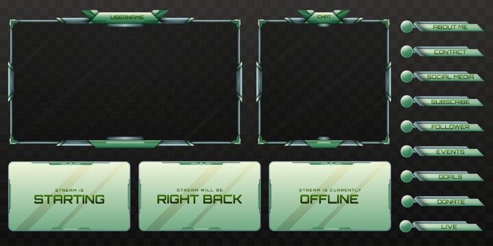 Stream Overlay Banner Images – Browse 9,419 Stock Photos, Vectors, and ...