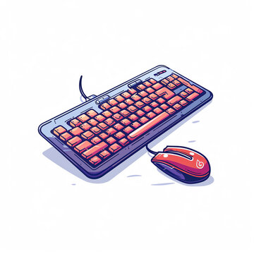 Cartoon Mouse Keyboard Images – Browse 5,275 Stock Photos, Vectors, and ...