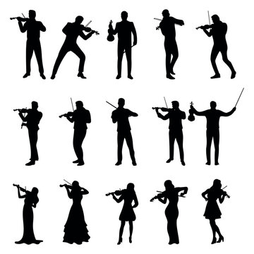 silhouetted performer