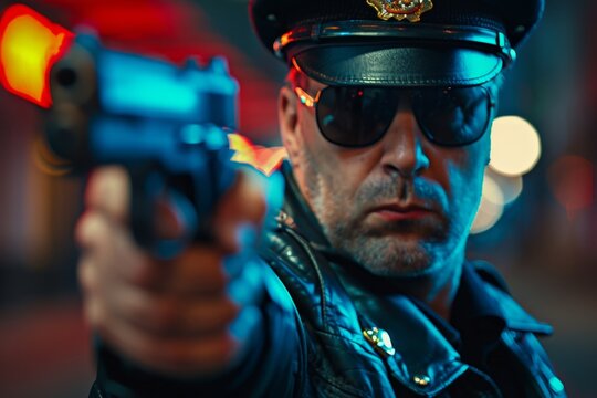 Police Pointing Gun Images – Browse 6,446 Stock Photos, Vectors, and ...