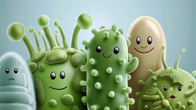 Friendly Bacteria Cartoon Images – Browse 2,623 Stock Photos, Vectors ...