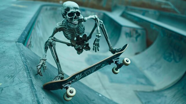 Skateboard Skeleton Images – Browse 3,093 Stock Photos, Vectors, and ...