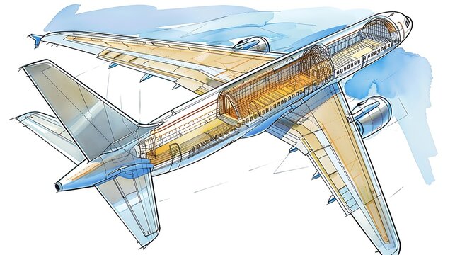 Airplane Cross Section Images – Browse 998 Stock Photos, Vectors, and ...