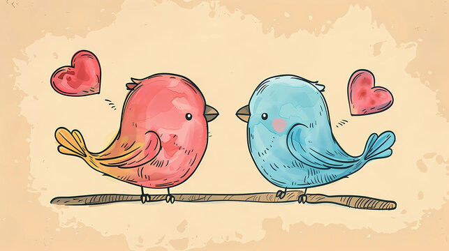 Two Birds Cartoon Images – Browse 23,315 Stock Photos, Vectors, and ...