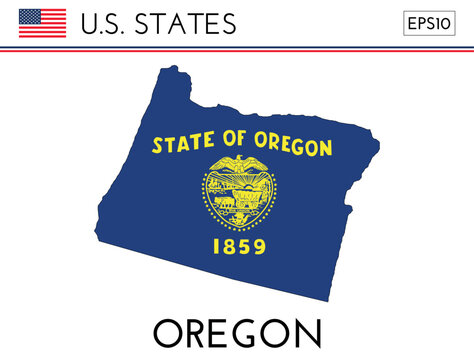oregon state flag coloring page