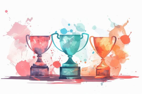 Watercolor Trophy Images – Browse 3,639 Stock Photos, Vectors, and ...