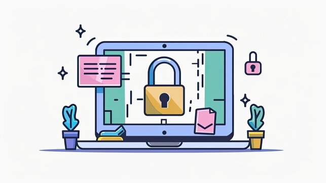 Cyber Security Cartoon Images – Browse 22,360 Stock Photos, Vectors ...