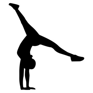 Handstand Silhouette Images – Browse 6,678 Stock Photos, Vectors, and ...