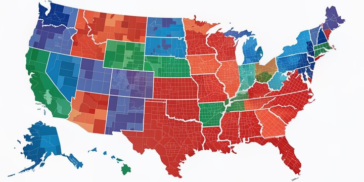 Electoral College Map Images – Browse 659 Stock Photos, Vectors, and ...