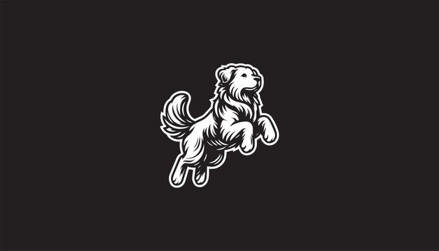 Jumping Dog Logo Images – Browse 6,297 Stock Photos, Vectors, and Video ...
