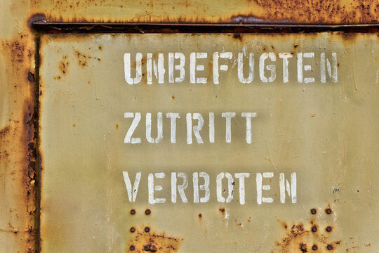 "Betreten Verboten" Images – Browse 1,523 Stock Photos, Vectors, and ...
