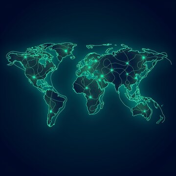 World Map Dark Blue Images – Browse 79,670 Stock Photos, Vectors, and ...