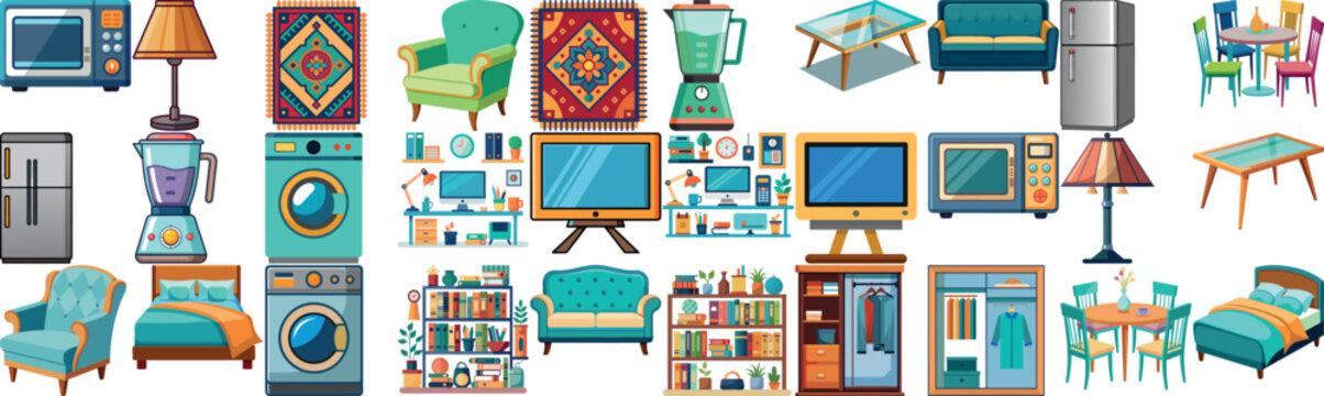 Cartoon Household Items Images – Browse 6,767 Stock Photos, Vectors ...