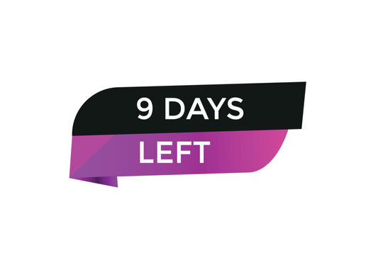"9 Days Left" Images – Browse 129 Stock Photos, Vectors, and Video ...