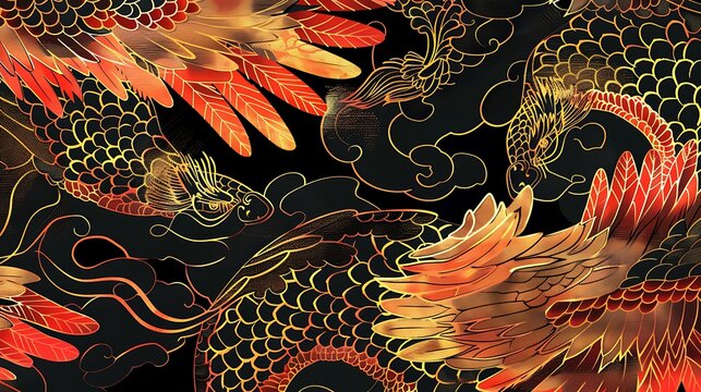 Chinese Phoenix Dragon Images – Browse 2,885 Stock Photos, Vectors, and ...