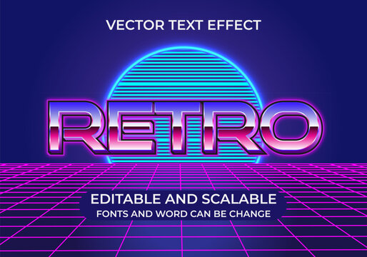 Retro Text Effect Images – Browse 218,301 Stock Photos, Vectors, and ...