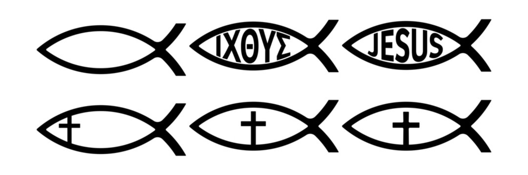 Christian Fish Symbol Clipart