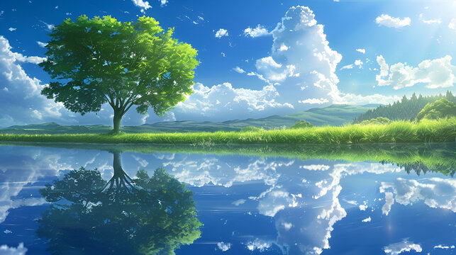 "Tree Reflection"-Bilder: Stock-Fotos & -Videos. | Adobe Stock