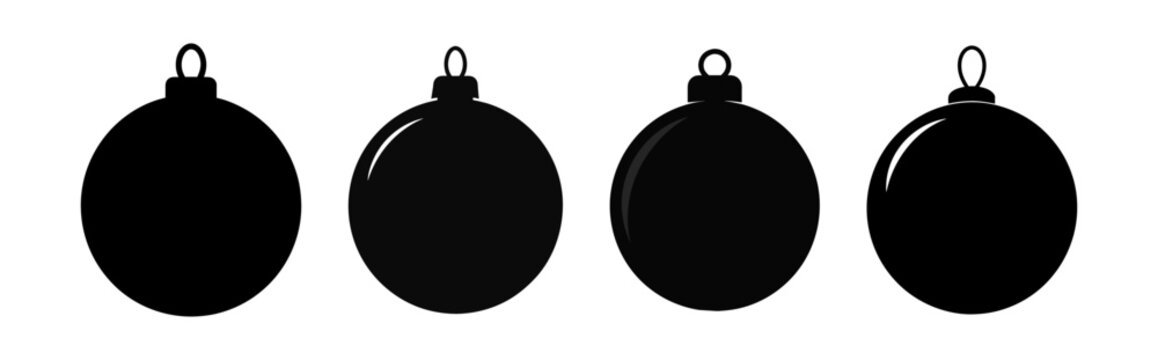 Christmas Ornament Clip Art Black And White Black And White Christmas