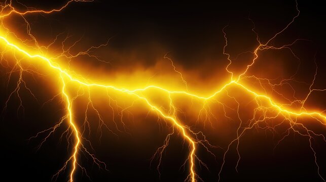 Yellow Electricity Wallpaper
