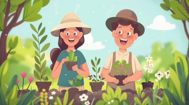 Vegetable Garden Cartoon Images – Browse 113,067 Stock Photos, Vectors ...