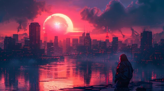 Red Moon City Images – Browse 24,231 Stock Photos, Vectors, and Video ...