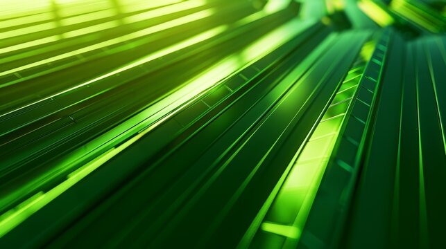 Green Metallic Background