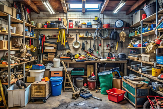 Messy Garage Images – Browse 4,915 Stock Photos, Vectors, and Video ...