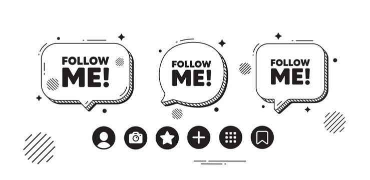 Follow Me Social Media Images – Browse 5,697 Stock Photos, Vectors, and ...